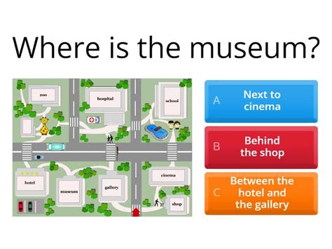 Prepositions Of Location Викторина