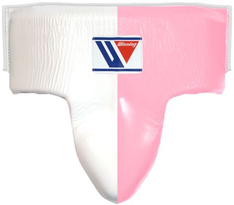 Winning High Cut Groin Protector White · Pink Wjapan Boxing