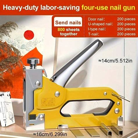 1pc Of Three Purpose Nail Gun Three Purpose Nail Gun Tool Code Nail