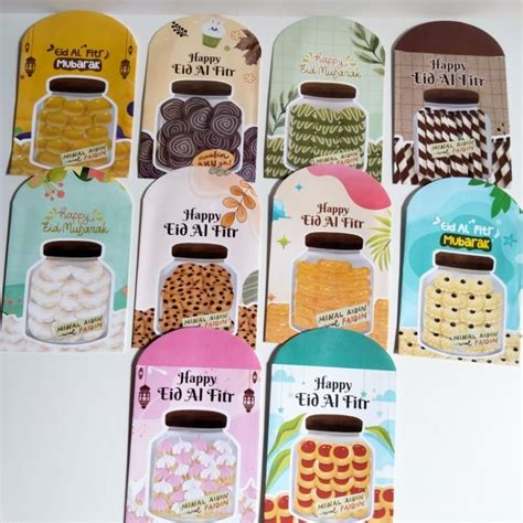 Medium Eid Envelope 1 Pack Contains 10pcs Cute Characters Eid Snack Envelope Eid Al Fitr