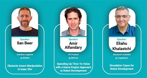 Israel Robotics On Linkedin Israel Robotics Robotic Simulators Ai Summit Deep Learning
