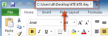 How To Insert The Current Excel File Location In A Cell Of Excel
