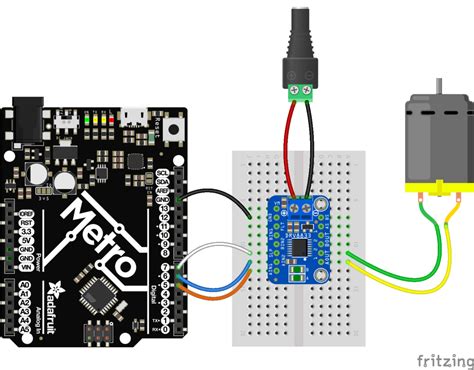 Arduino Dc Motor Adafruit Drv8833 Dcstepper Motor Driver Breakout Board Adafruit Learning