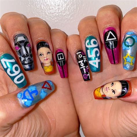 Squid Game Fans You Need To Check Out These 21 Nail Art Designs Scratch