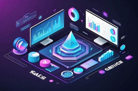 Crm Software Isometric Vector Illustration Client Data Analytics And Storage Premium Ai