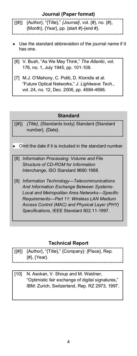 Ieee Citation Style Guide Panduan Pengutipan Ieee