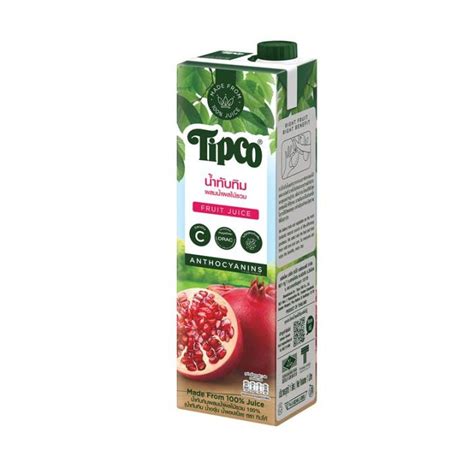 Tipco น้ำโปรไฟเบอร์ทับทิม 1 000 มล ทิปโก้ Th