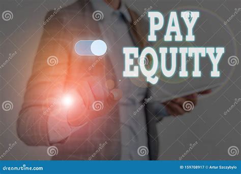 Writing Note Showing Pay Equity Business Photo Showcasing Eliminating Sex And Race