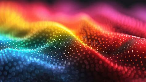 Vibrant 3d Data Models On Black Base Colorful Wireframe Mesh Representing Complex Data Subjects