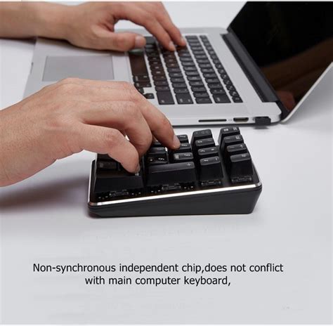 Smart Key USB G Wireless Mechanical Numeric Keypad For Notebook Desktop Financial