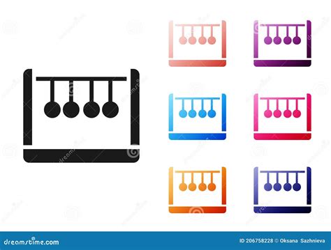 Black Pendulum Momentum Logo Royalty Free Stock Image Cartoondealer