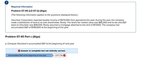 Solved Required Information Problem LO Algo Chegg Com