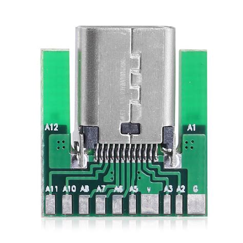 USB Type C Socket SMT Inline Breakout Board Rajiv Electronics