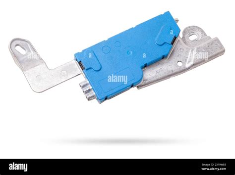 Plastic Car Engine Control Unit With Metal Elements On A White Isolated