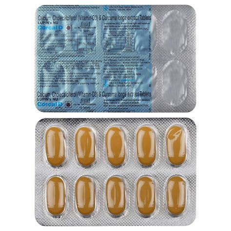 Corcal D Blister Pack Of 10 Tablets Health And Personal Care