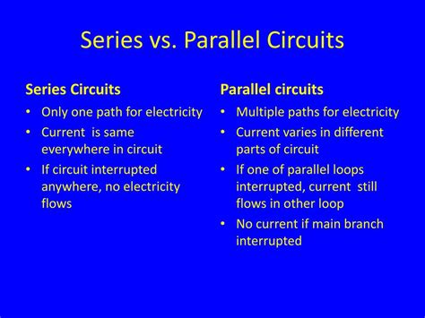 Understanding Parallel And Series Wiring