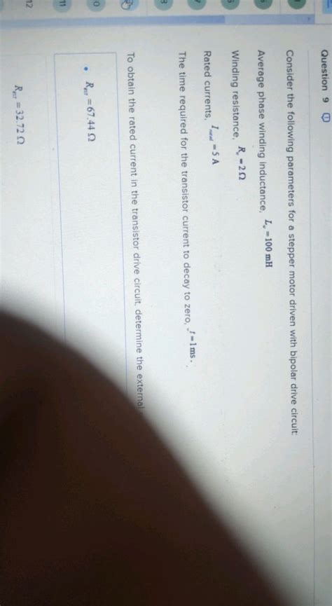 Question 9 Consider The Following Parameters Studyx
