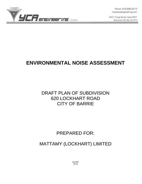 Pdf Environmental Noise Assessment Dokumen Tips