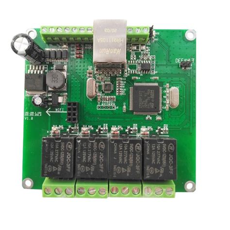 Dtwonder Modbusdomoticzethernetrs485กระป๋องwifiเว็บเซิร์ฟเวอร์tcpudp 4ช่องรีเลย์สวิตช์