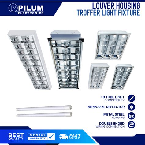 High Quality Louver Housing With Or Without T8 Led Tube Light