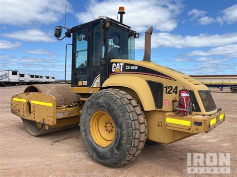 2003 Cat Cs663e Smooth Drum Compactor In Perth Western Australia Australia Asia Pacific Item