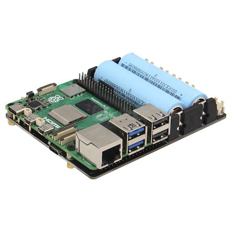 Geekworm X1201 2 Cell 18650 5 1v 5a Ups Shield For Raspberry Pi 5 Seri