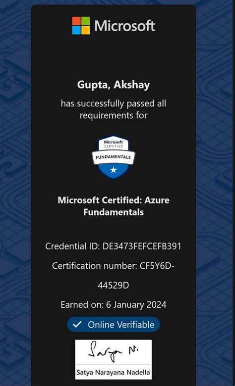 Akshay Gupta On Linkedin Azure Azurecertification