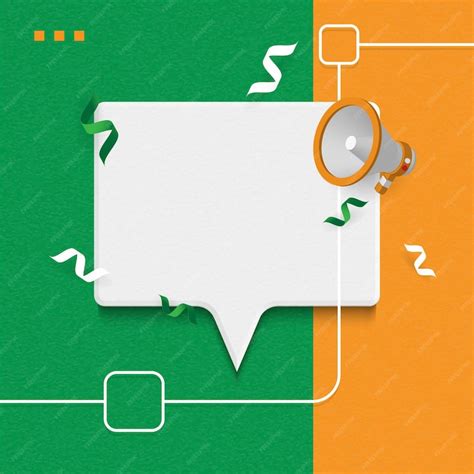 Premium Vector Empty Social Media Announcement Post Template With