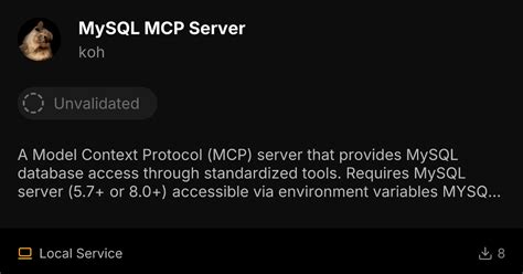 Mysql Mcp Server Mcp Servers · Lobehub