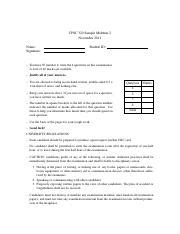 SampleMidterm2 4 Pdf CPSC 320 Sample Midterm 2 November 2011 Name Signature Babe ID