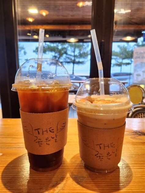 동해 카페 망상해변 더 좋은날 신선한 원두로 로스팅한 커피 맛집 네이버 블로그
