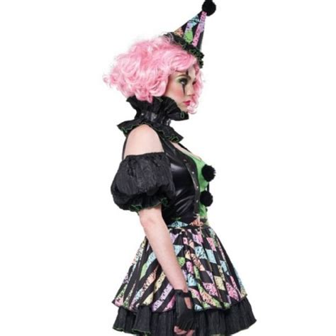 Sweet But Psycho Clown Costume Cappels