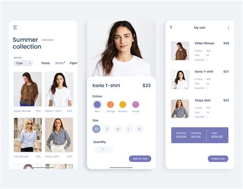 Shopping App Ux Ui Design Behance