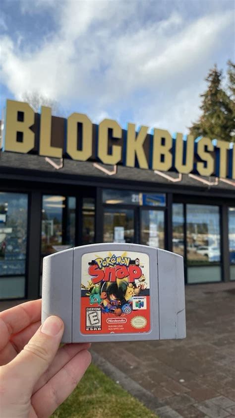 Took My Copy Of Pokémon Snap N64 To The Last Blockbuster In Bend Or They Dont Have The