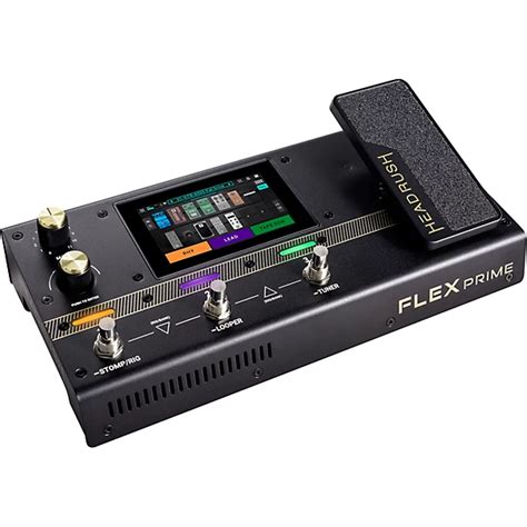 Headrush Flex Prime Guitar Multi Effects Processor And Amp Modeler Pedal Black Guitar Center
