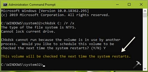 Fix Chkdsk Cannot Run Because The Volume Is In Use By Another Process