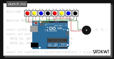Piano Wokwi Esp32 Stm32 Arduino Simulator