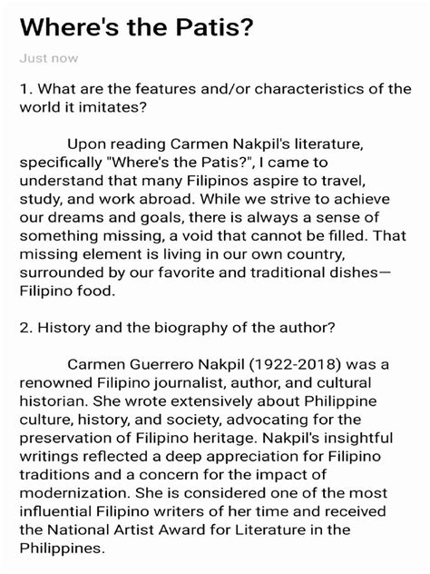 Wheres The Patis By Carmen Nakpil Pdf