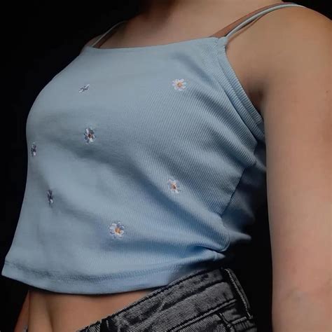 Топік з ромашками — ціна 120 грн у каталозі Топи Купити жіночі речі за доступною ціною на Шафі