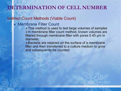 Bacterial Cells Enumeration Pptx Chemistry Science