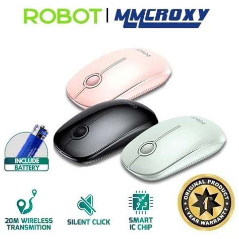 Promo Produk Ori Mouse Robot M Ghz Wireless Mouse Silent Optical Diskon Di Seller