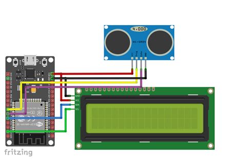 บทที่ 10 Esp32 อ่านค่า เซนเซอร์วัดระยะทาง Ultrasonic Hc Sr04 แสดงผลบน Lcd 16x2 I2c By Narin