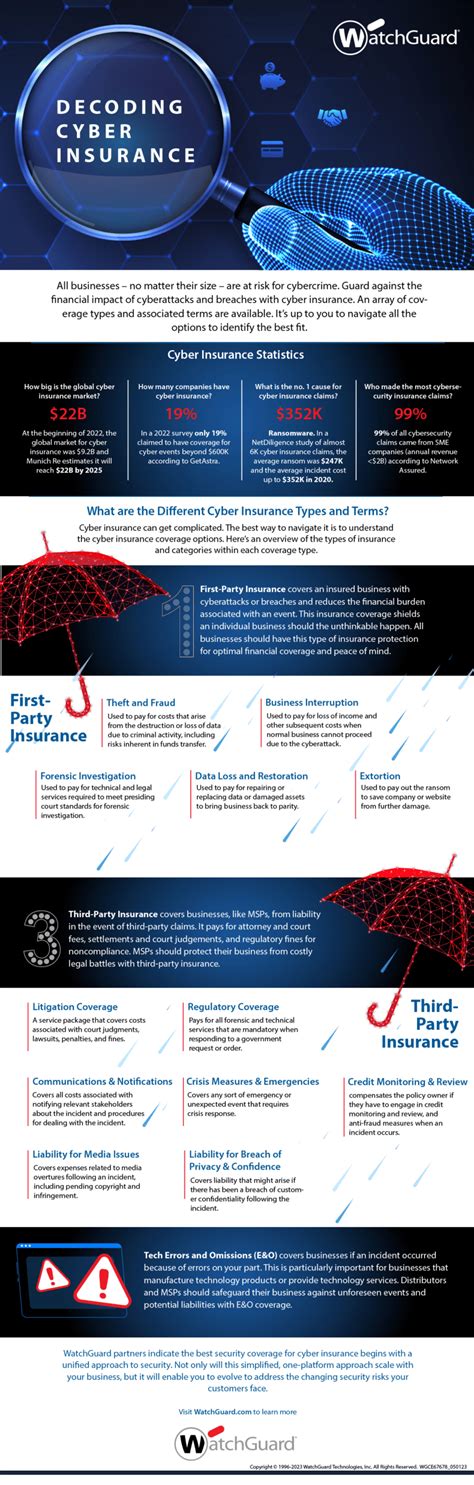 Decoding Cyber Insurance Infographic Verus Minneapolis Cloud Services And Managed Service