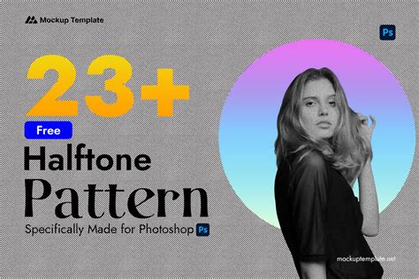 23 Halftone Pattern Photoshop Free