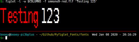 Github Booeysayspyfigletfonts Flf Figlet Font Files Converted From Tlf Files For Pyfiglet