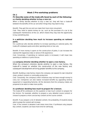 Pre Workshop Problem Week 7 Pre Workshop Problem Week Problems 3