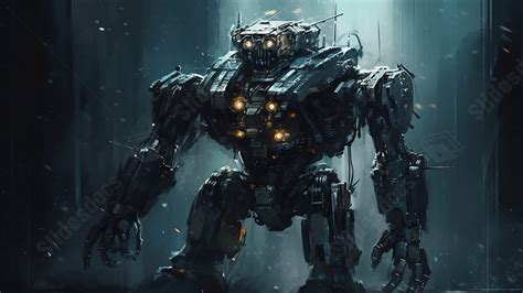 Robot Artificial Business Future Technology Powerpoint Background For Free Download Slidesdocs