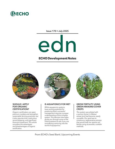Echo Development Notes Edn