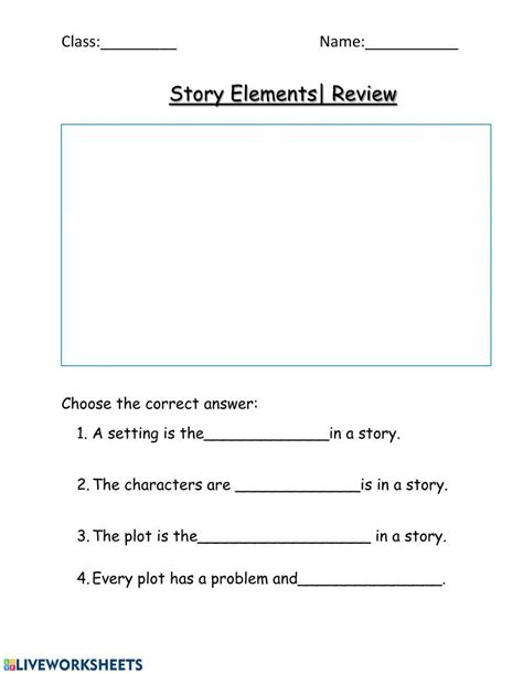 Story Elements Review Worksheet Worksheets Library