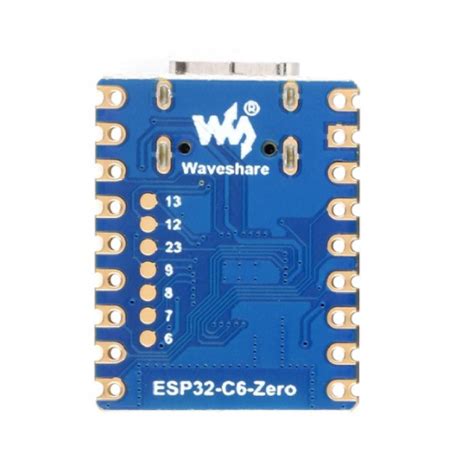 Waveshare Esp32 C6 Mini Development Board Based On Esp32 C6fh4 Dual Processors 160mhz Running